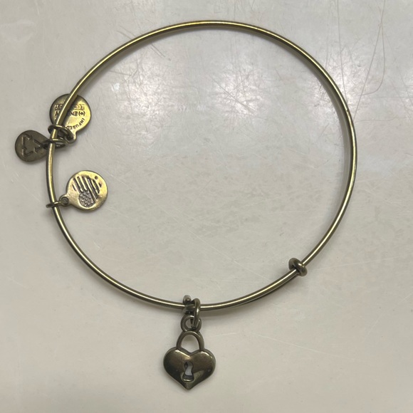 Alex and Ani | Jewelry | Heart Lock Bangle Alex And Ani | Poshmark